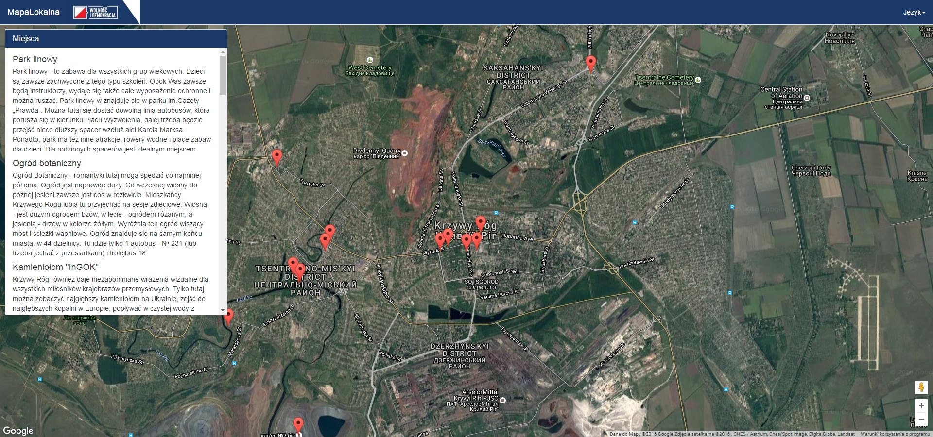 Mapa lokalna Krzywego Rogu, czyli młodzi liderzy w akcji – Fundacja ...